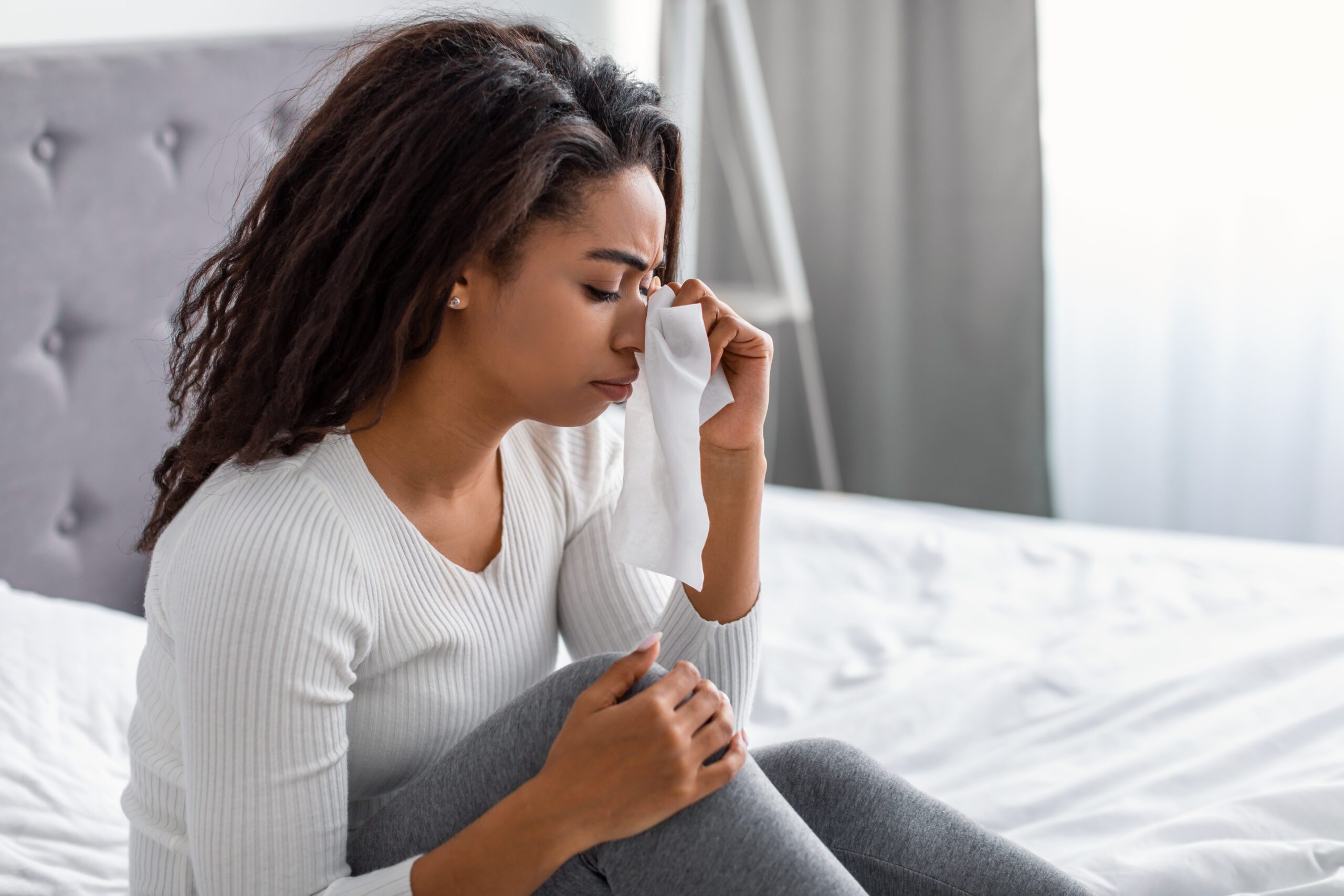 Tranende ogen en een loopneus door een allergie - Cara C'air